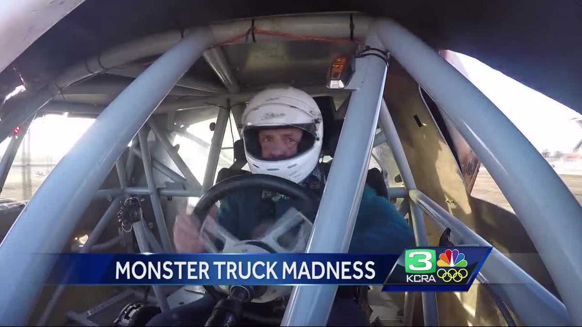 Go behind the wheel of a monster truck with Brian Hickey
