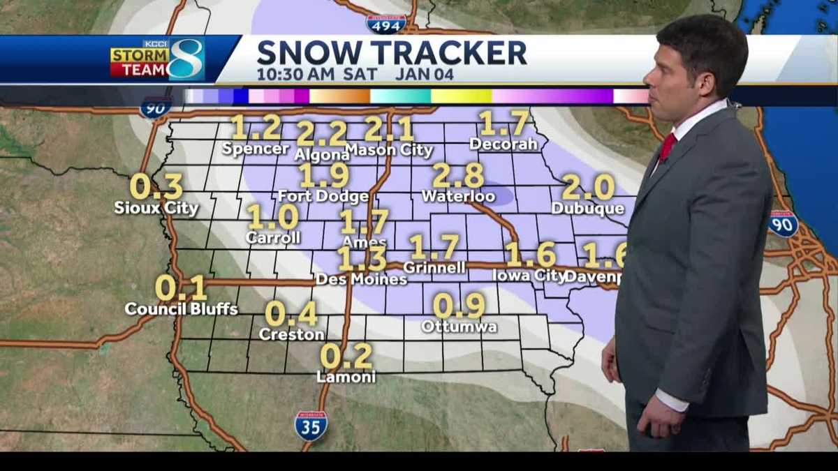 Wintry mix moving through the state