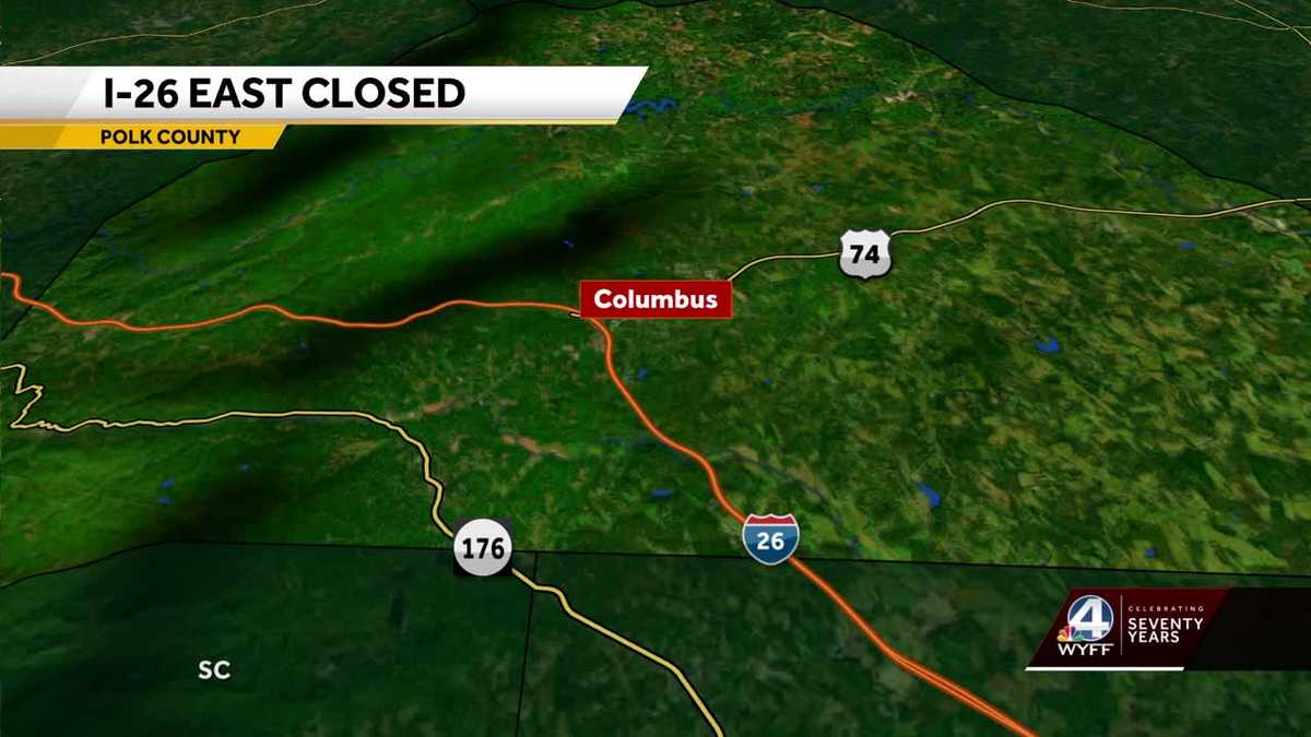 NC: I-26 eastbound in Polk County reopened after crash