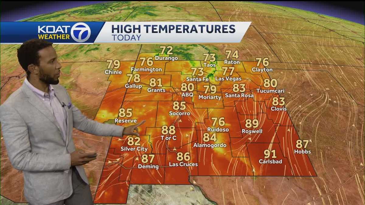 Corey KOAT 7 Weather Forecast for October 27 2024