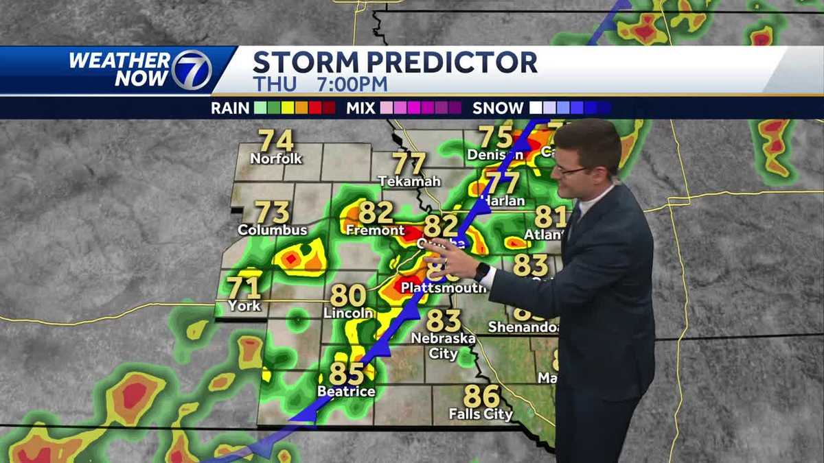 Omaha morning weather forecast for Wednesday, August 28