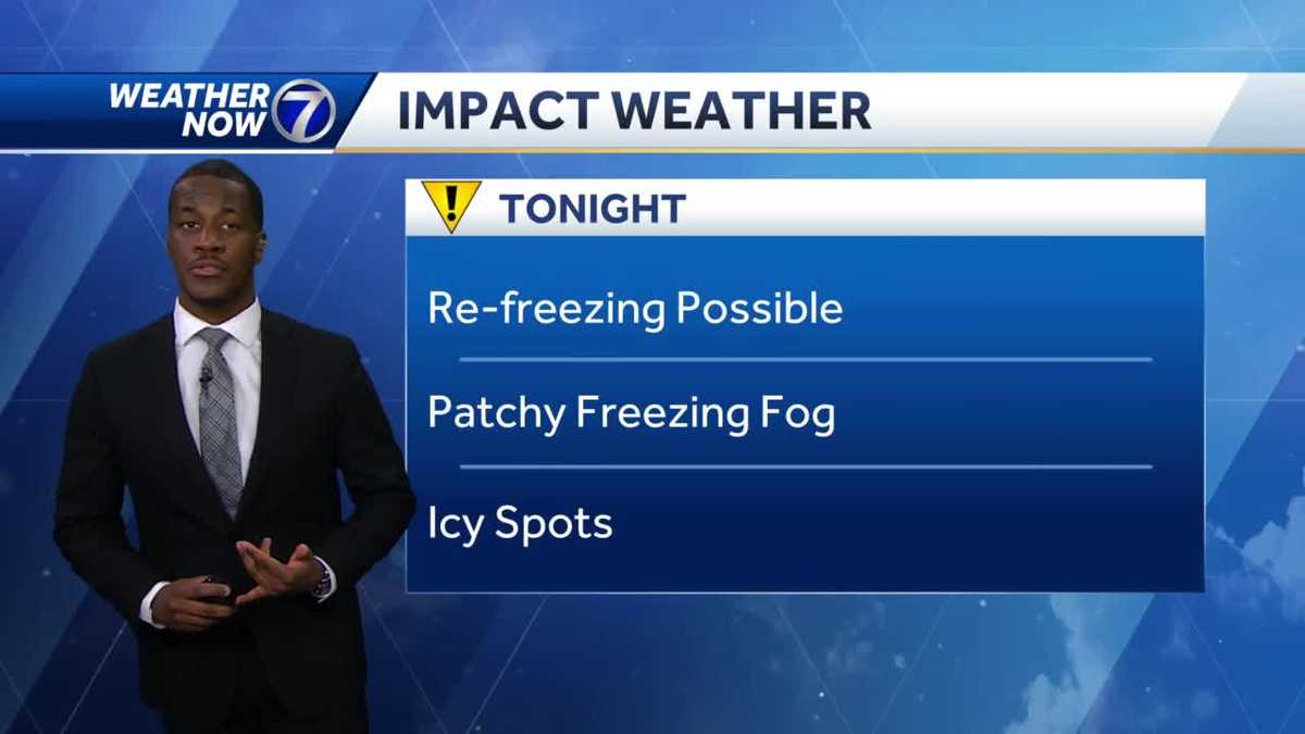 Another Icy Night, Followed by a Warm Up