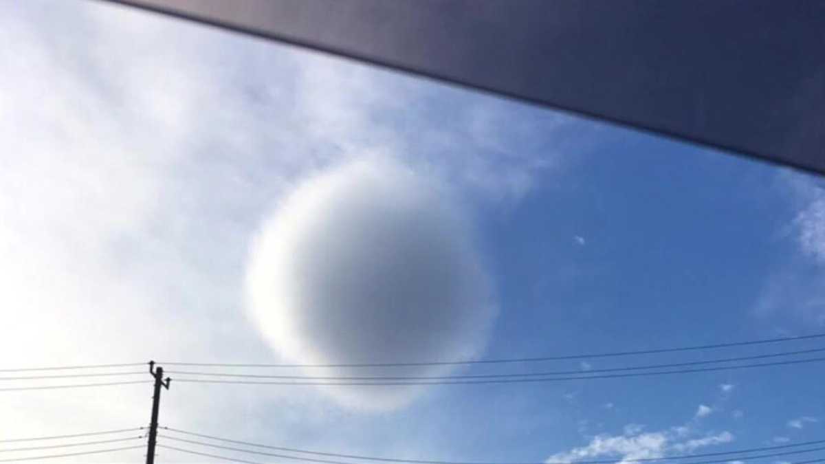See the rare 'Death Star' cloud that was spotted over Japan