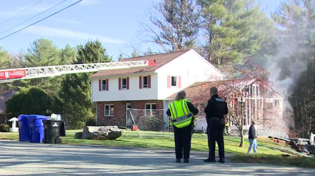 Crews respond to fire at house in Hudson, New Hampshire