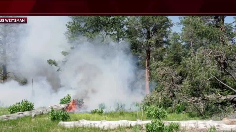 Crews battle fire near Rubicon Bay in Tahoe area