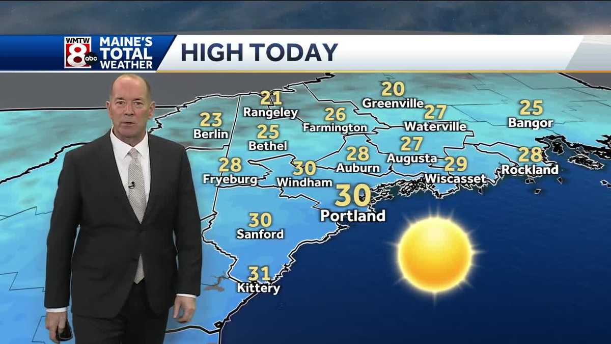 Cold sunshine today as we watch for a weekend snowstorm