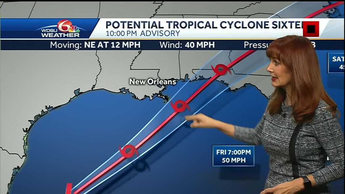 It is still Potential Tropical Cyclone 16