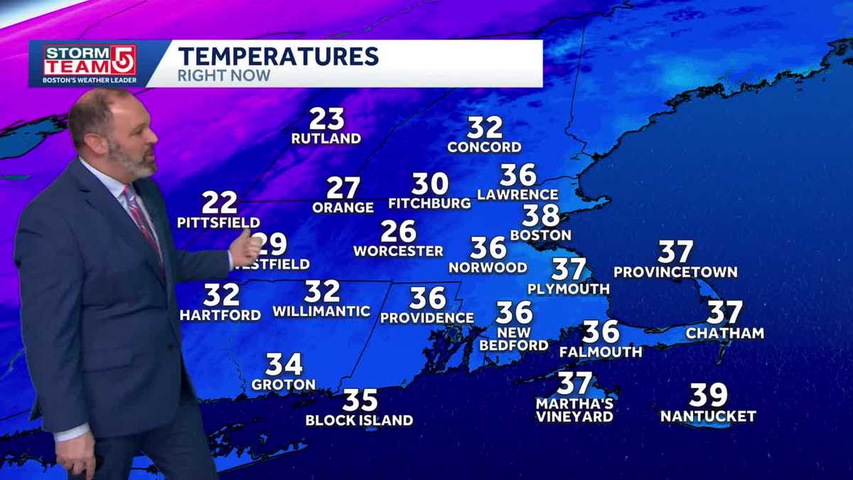 Video: Temps plummet ahead of arctic chill
