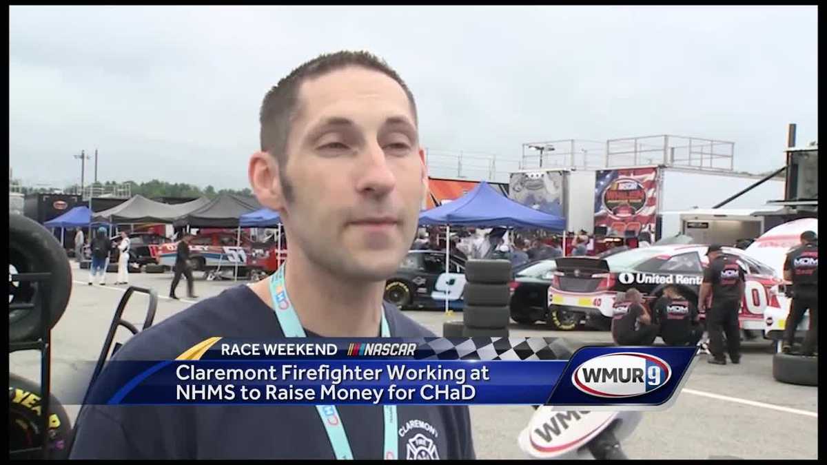 Firefighter working at NHMS to raise money for CHaD
