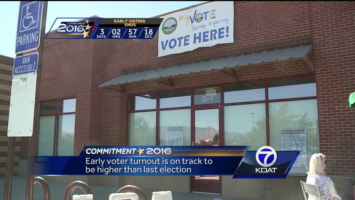 Early voting numbers higher than previous presidential election