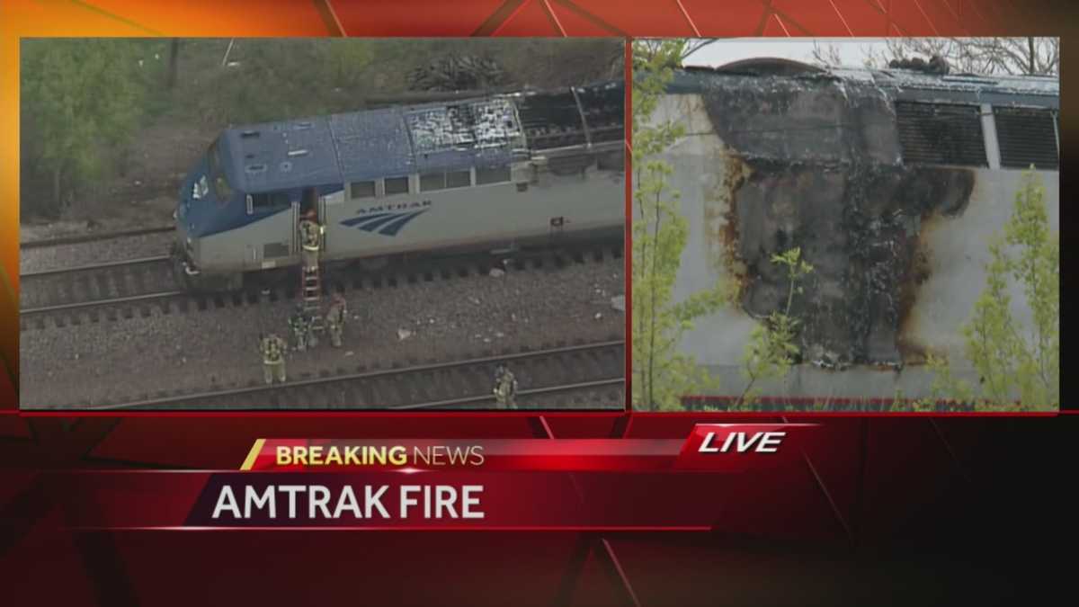 Amtrak midday trips delayed due to locomotive fire
