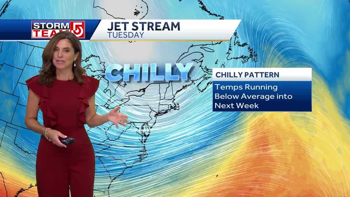 Video: Temperatures fall, chilly pattern sets in