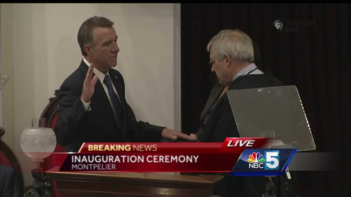 Watch: Vermont Gov. Phil Scott takes oath of office