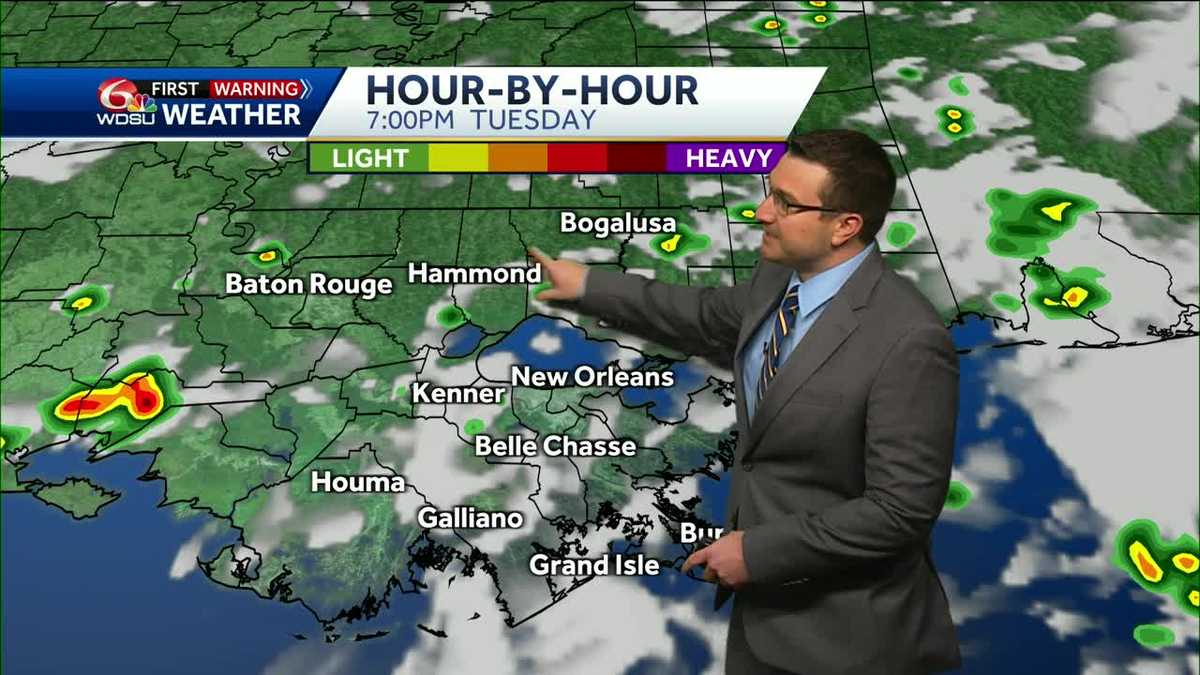 Rain still in the forecast through mid week