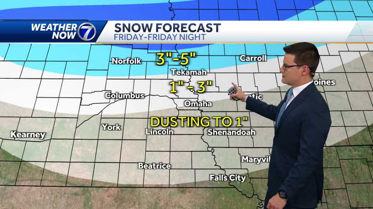 Mid 50s Thursday, snow likely Friday evening