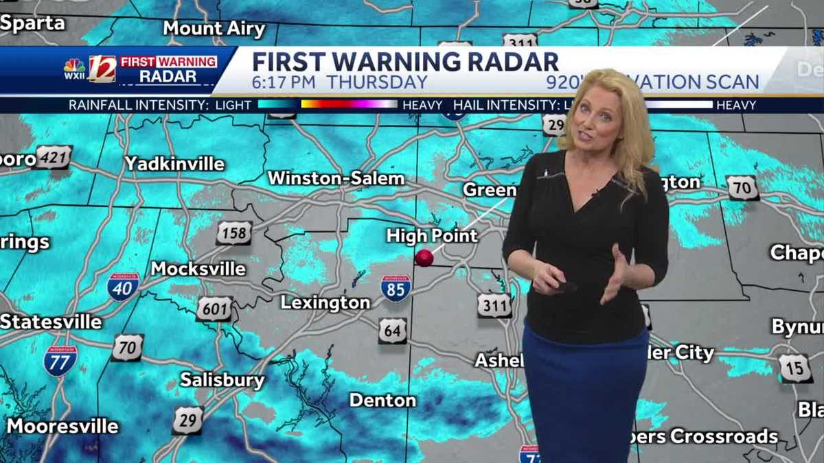 Rainy start for Friday morning, isolated severe storm risk