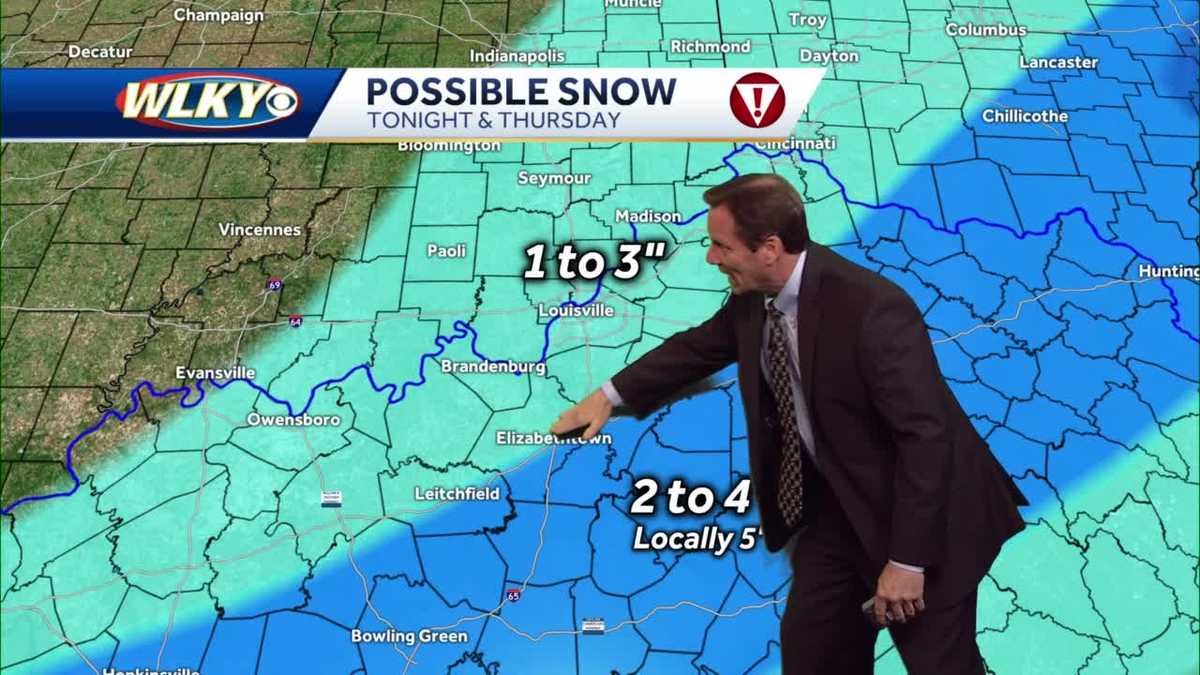 Snow pushing in