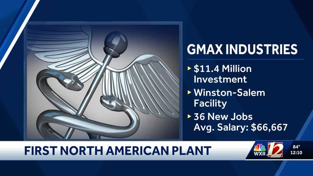 Healthcare manufacturer 'GMAX' picks Forsyth County as its new home