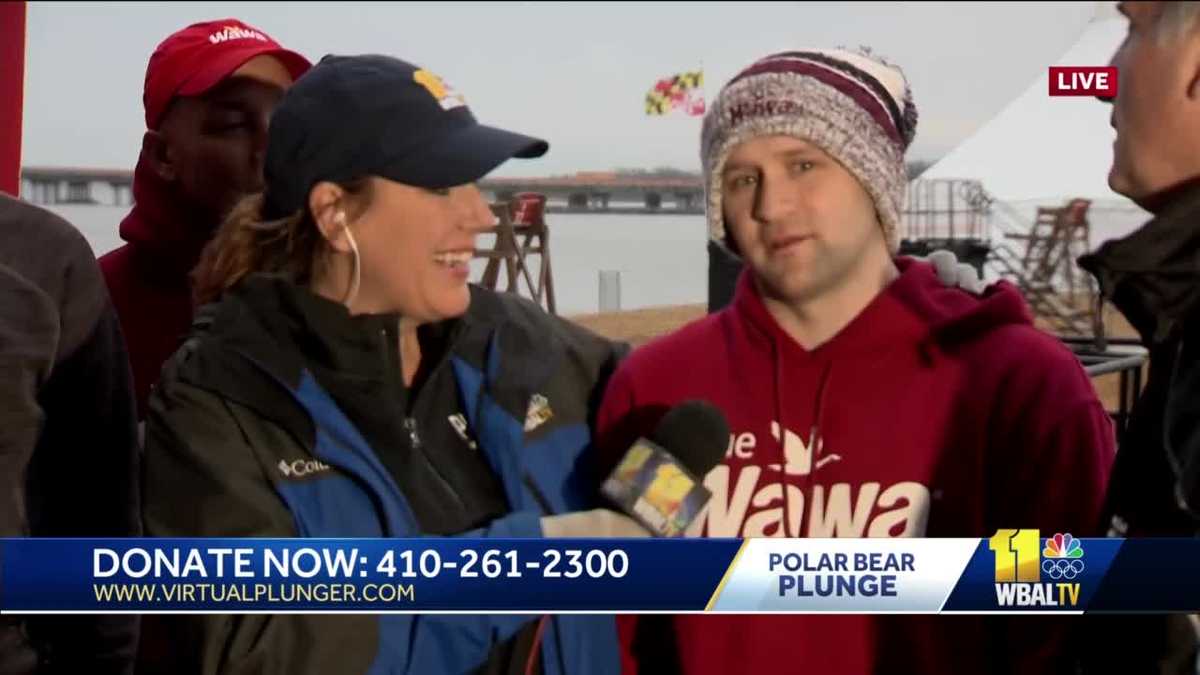 Wawa takes part in Polar Bear Plunge