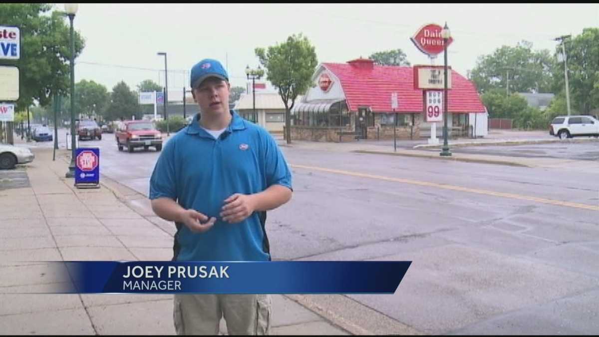 A Dairy Queen manager refuses to serve a thief