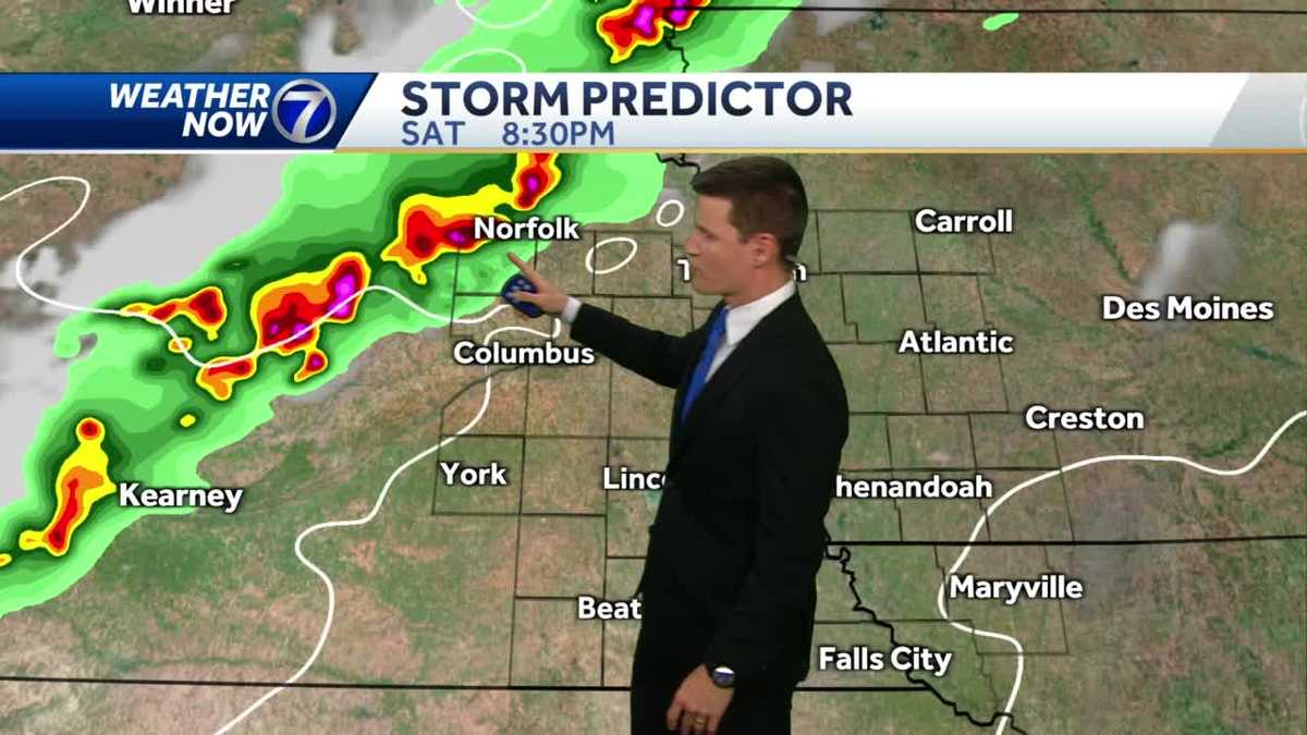 More 90s Saturday, storms likely Saturday night