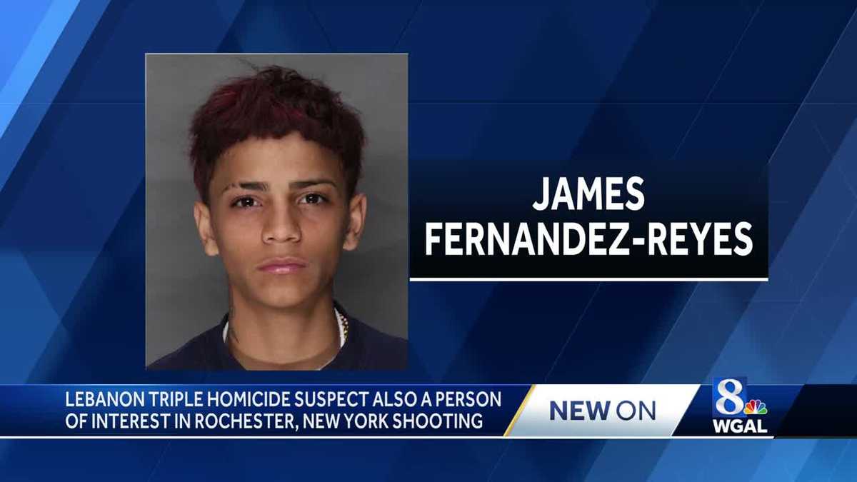 Lebanon triple homicide suspect also a person of interest in Rochester New York shooting