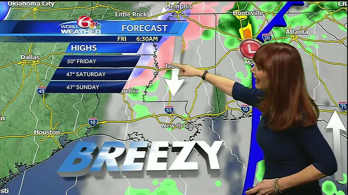 Cold and windy Friday