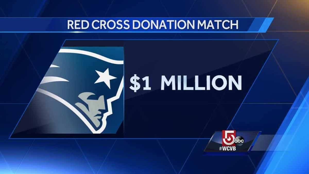 5 For Good: Patriots pledge $1 million donation match to Red Cross