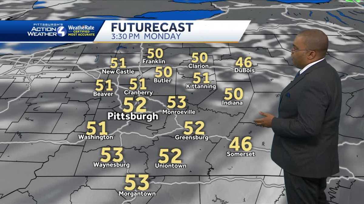 Cold sunshine with Monday