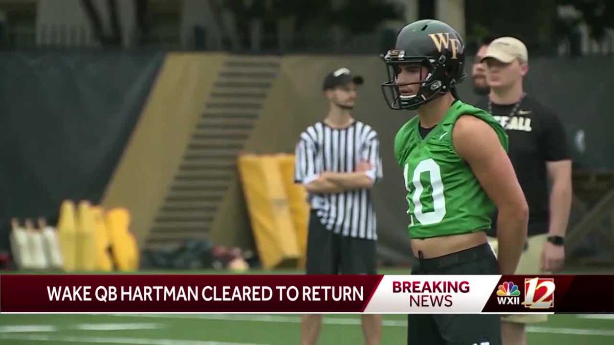 Wake Forest's Sam Hartman to return to play against Vanderbilt