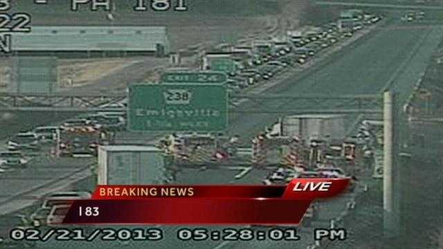One person killed in I-83 crash