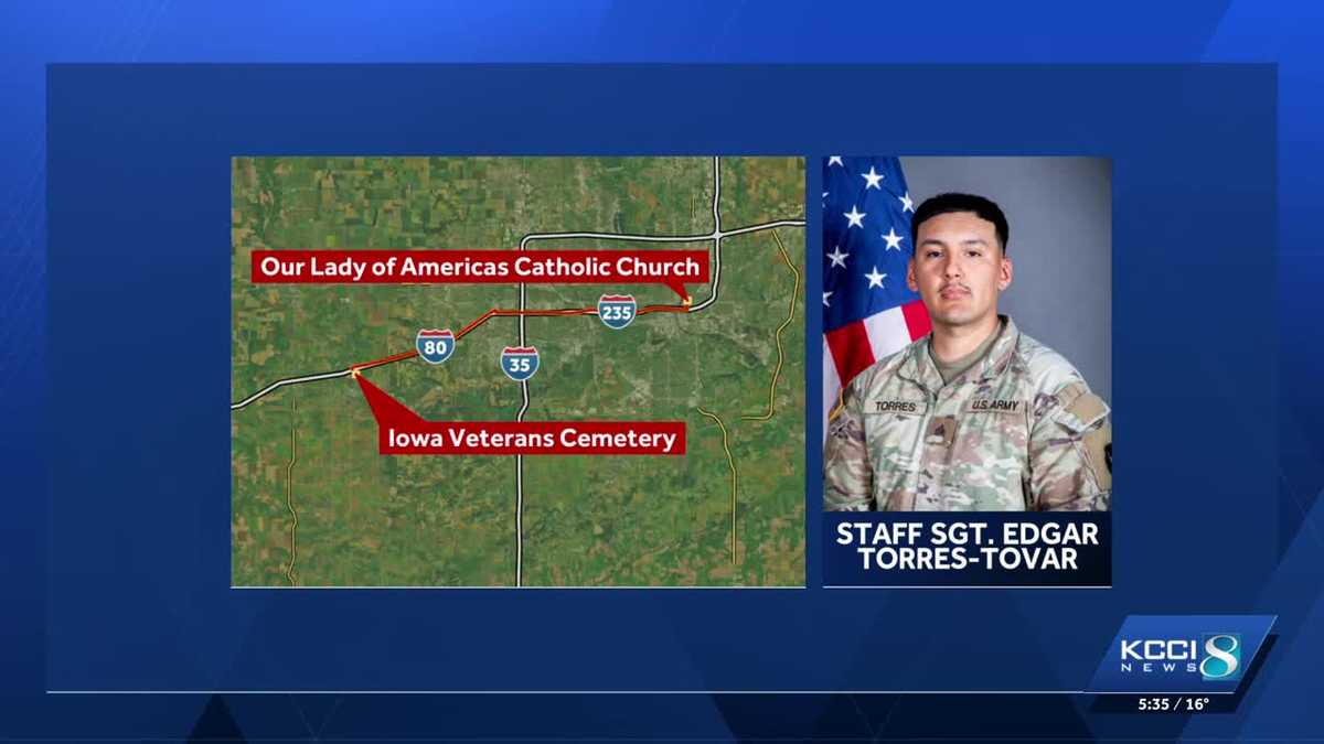 Iowa community invited to honor fallen soldier Staff Sgt. Edgar Torres ...