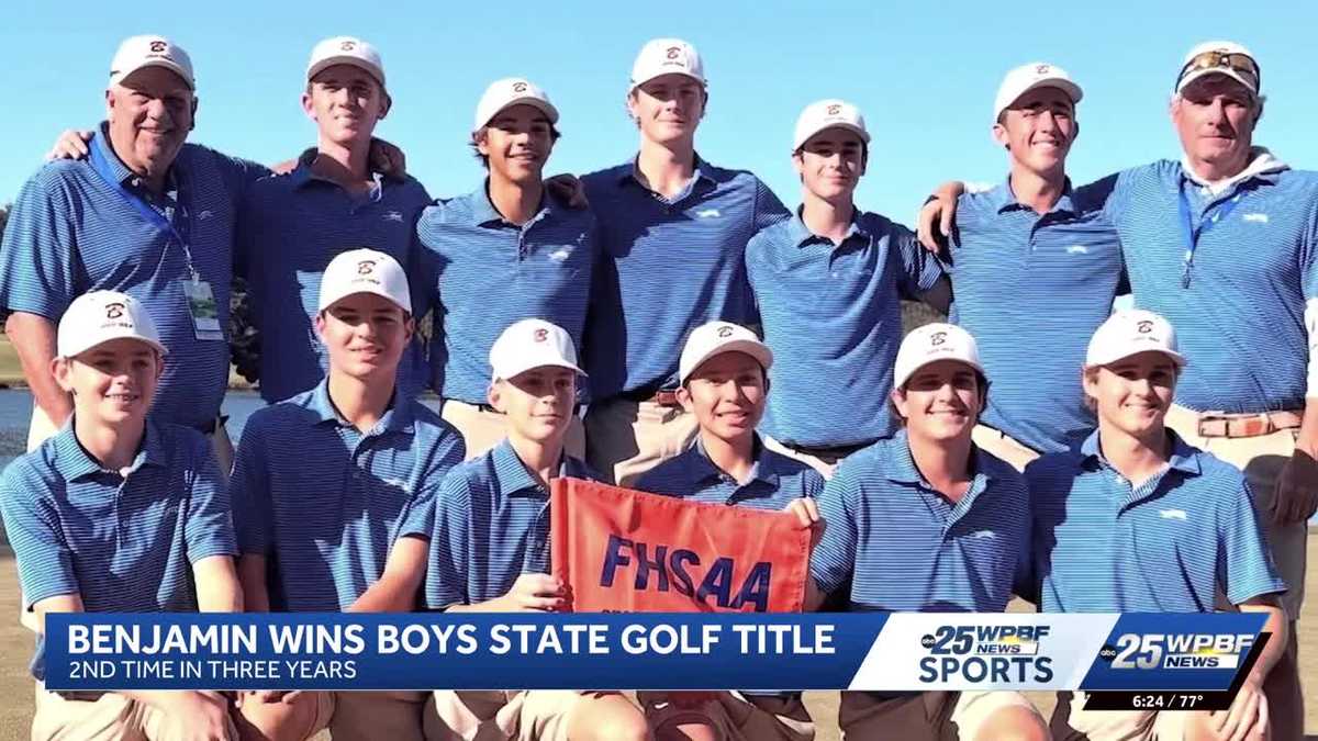 Benjamin boys golf team wins state title
