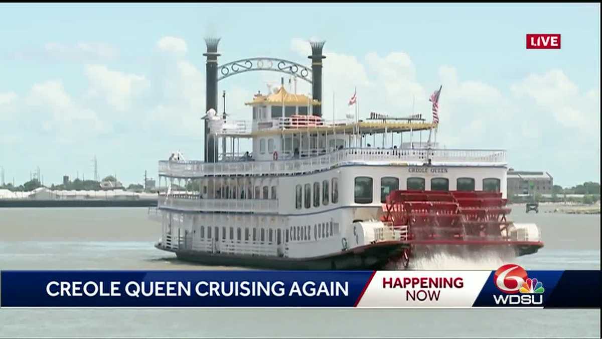 Creole Queen cruising again in New Orleans