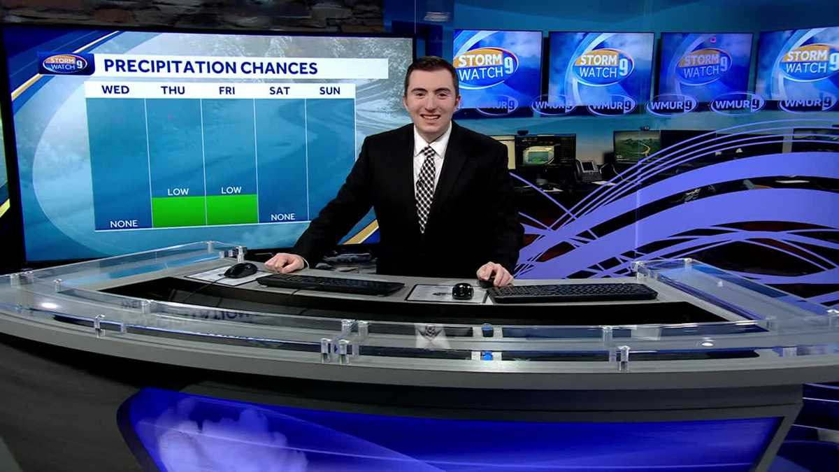 New Hampshire weather forecast video: Dry, mild Wednesday
