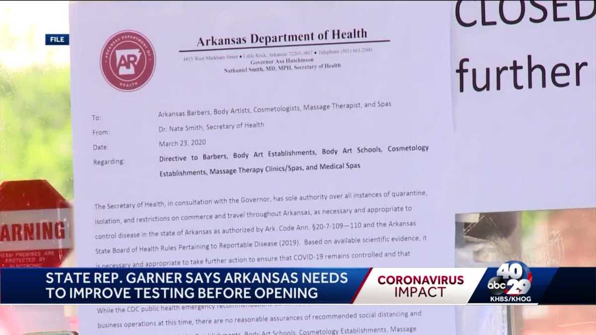 Arkansas Lawmakers Split Over Gov S Re Opening Plan