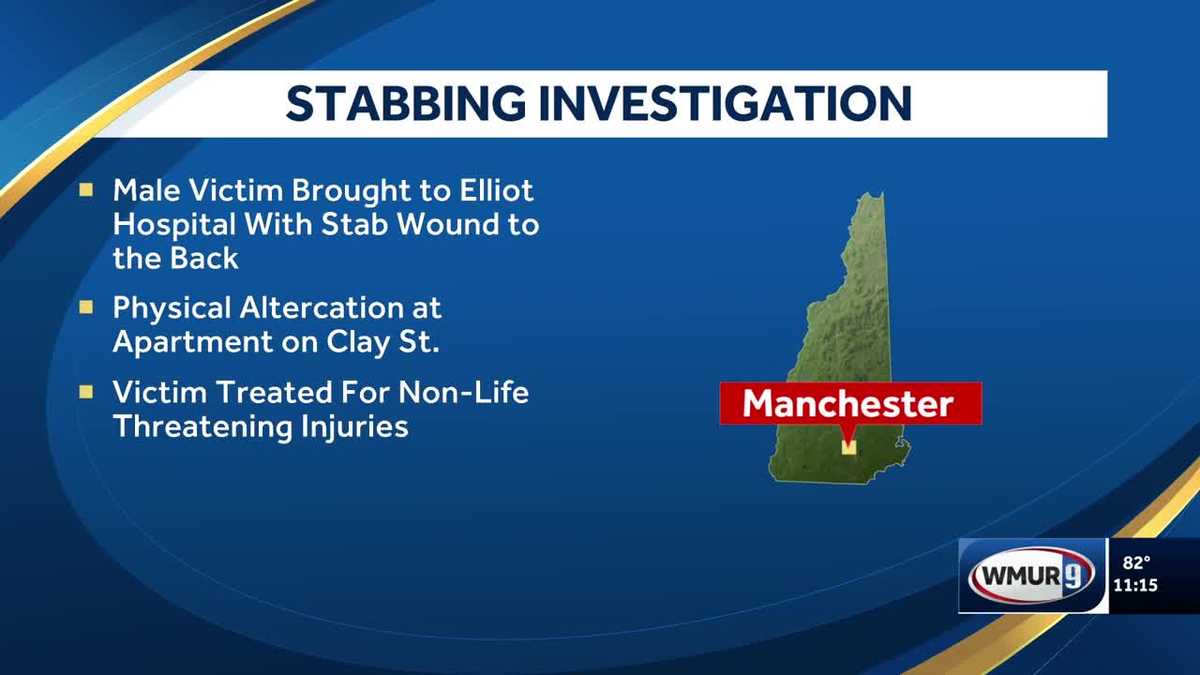 Police: Person hospitalized after getting stabbed in the back