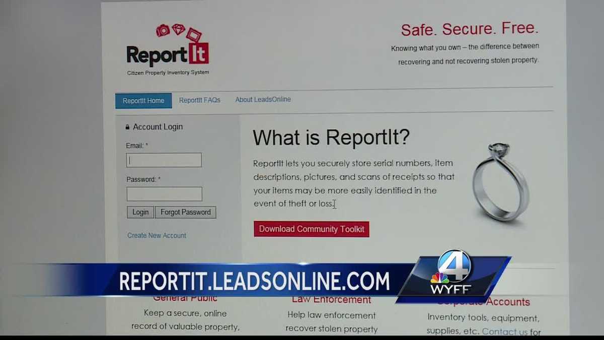 Deputies encourage people to register valuables online