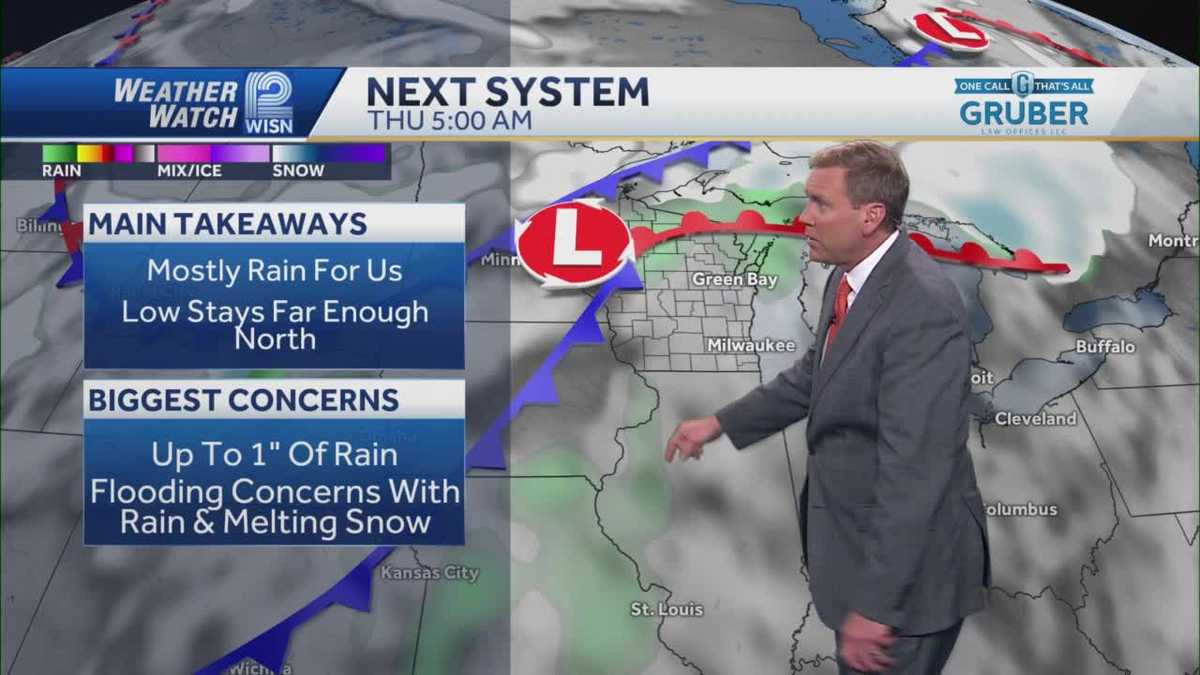 Weather: Rainy System On The Way