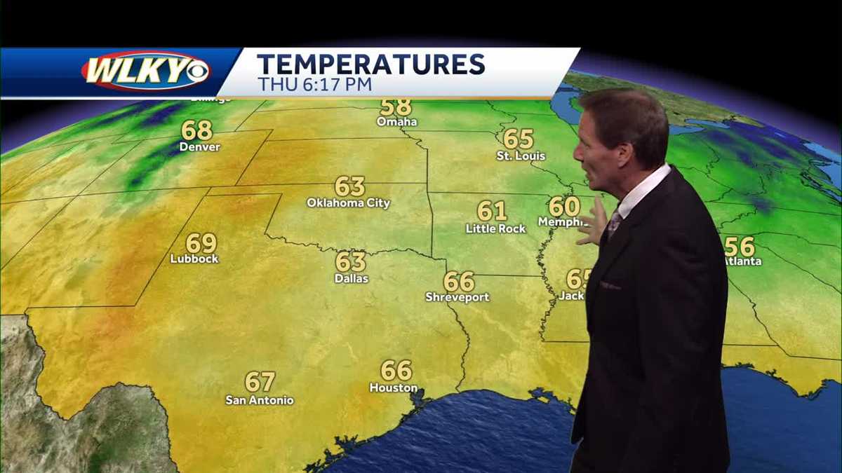 Beautiful weather as we head toward the weekend