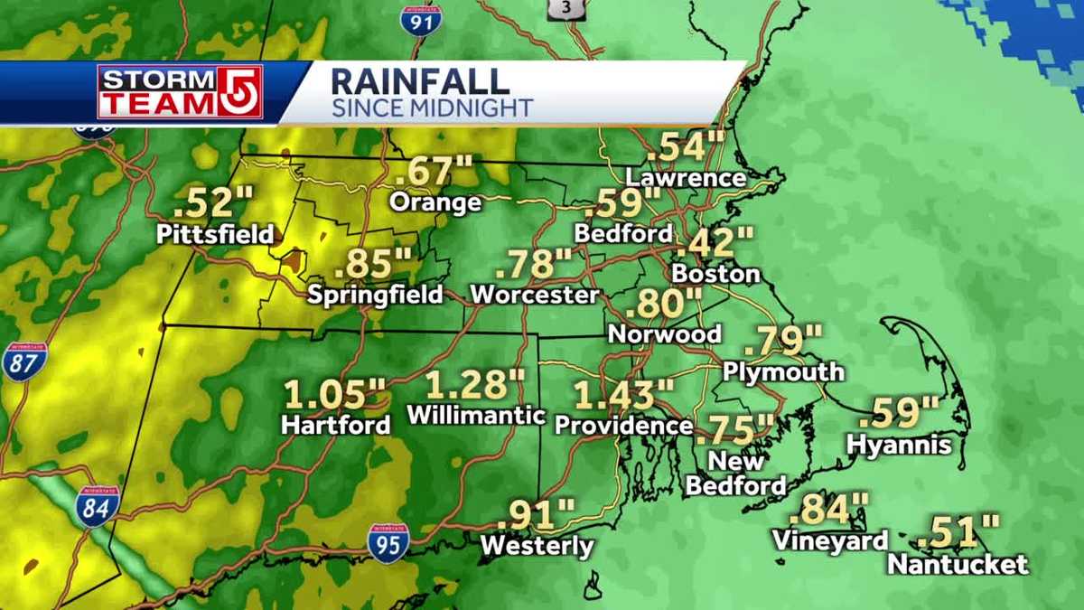 Video: Heavy, wind-driven rain