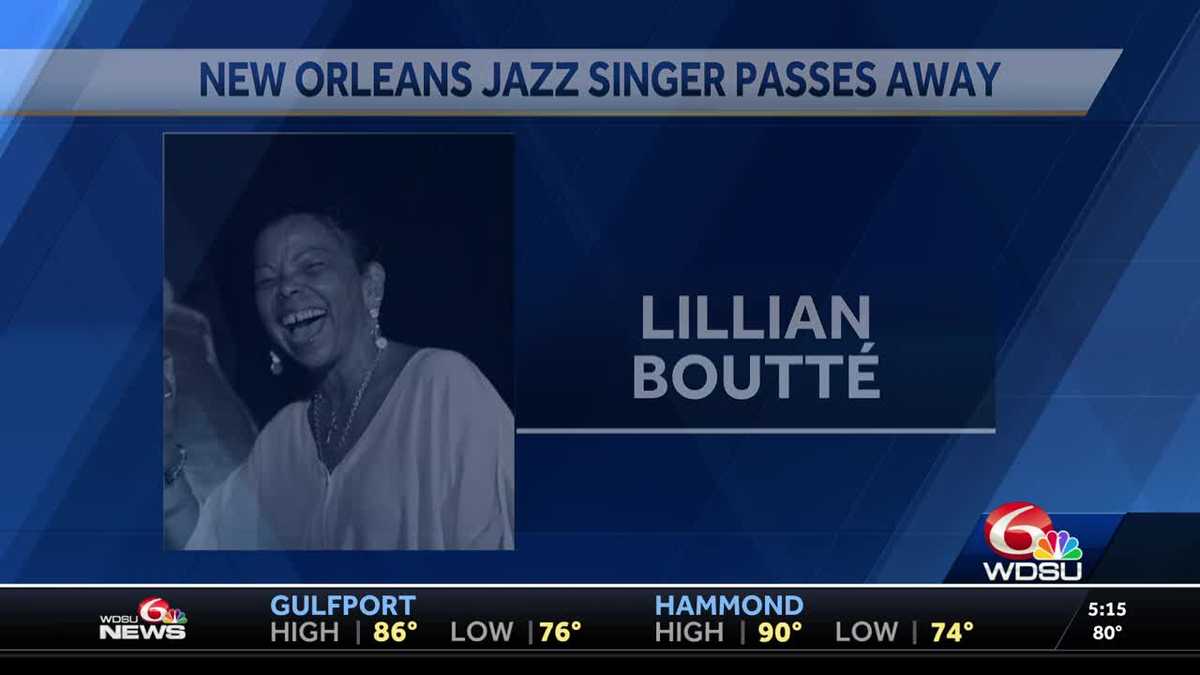 Funeral arrangements announced for New Orleans singer Lillian Boutté