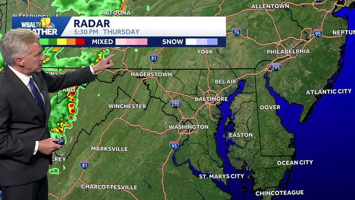 Baltimore Weather: Hotter Thursday with strong storms