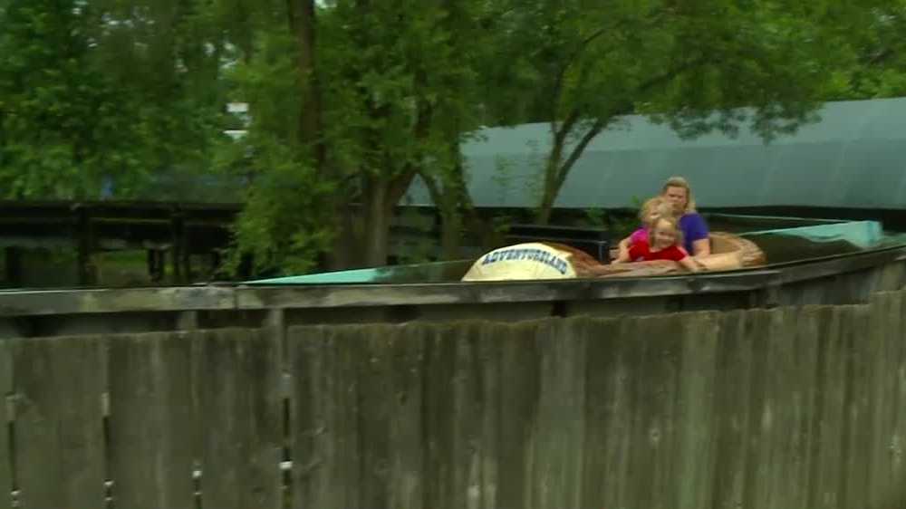 Adventureland auctioning off part of old Log Ride for charity