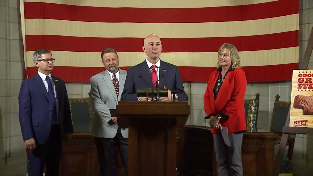 Nebraska Gov. Pete Ricketts declares May as 'beef month'