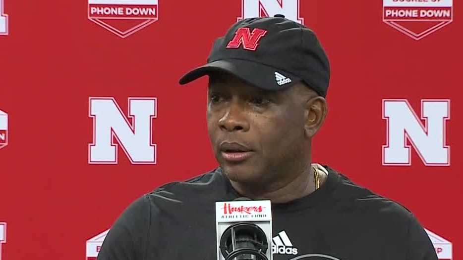 Mickey Joseph talks Huskers' win over Indiana in Saturday matchup