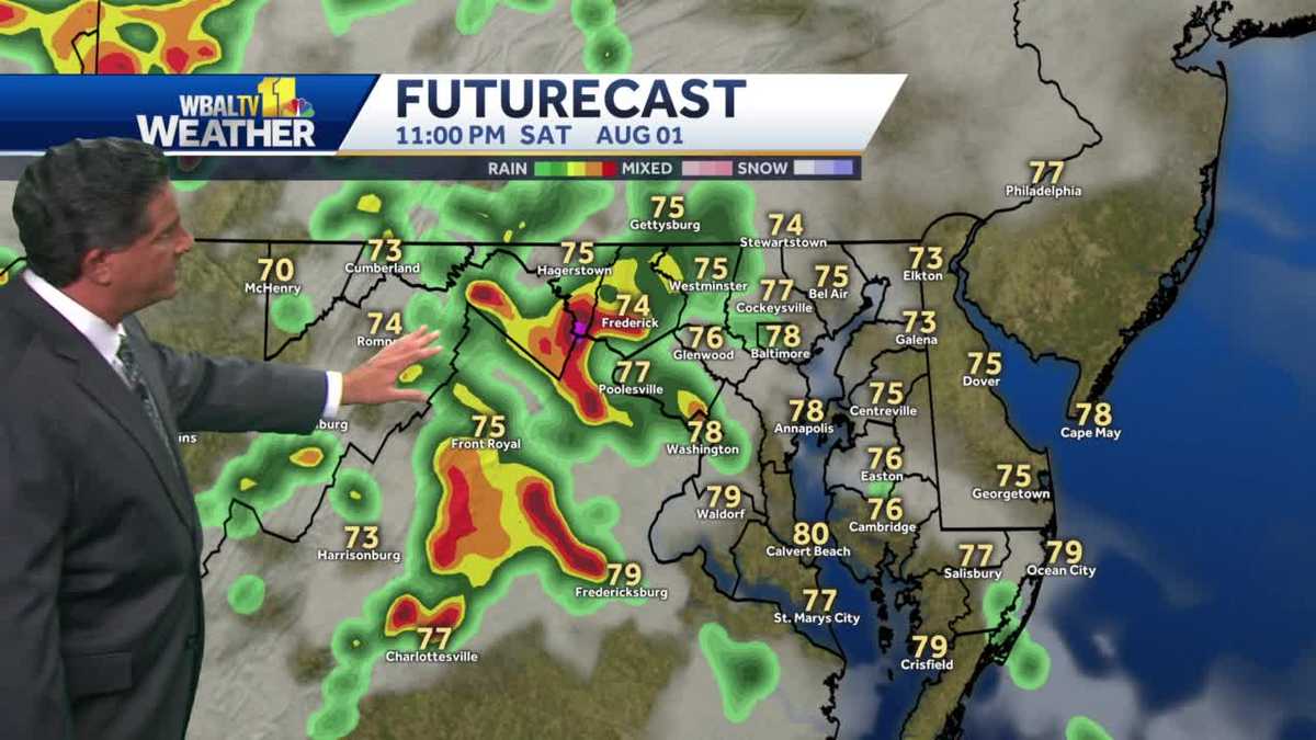 Strong storms, rumble of thunder overnight