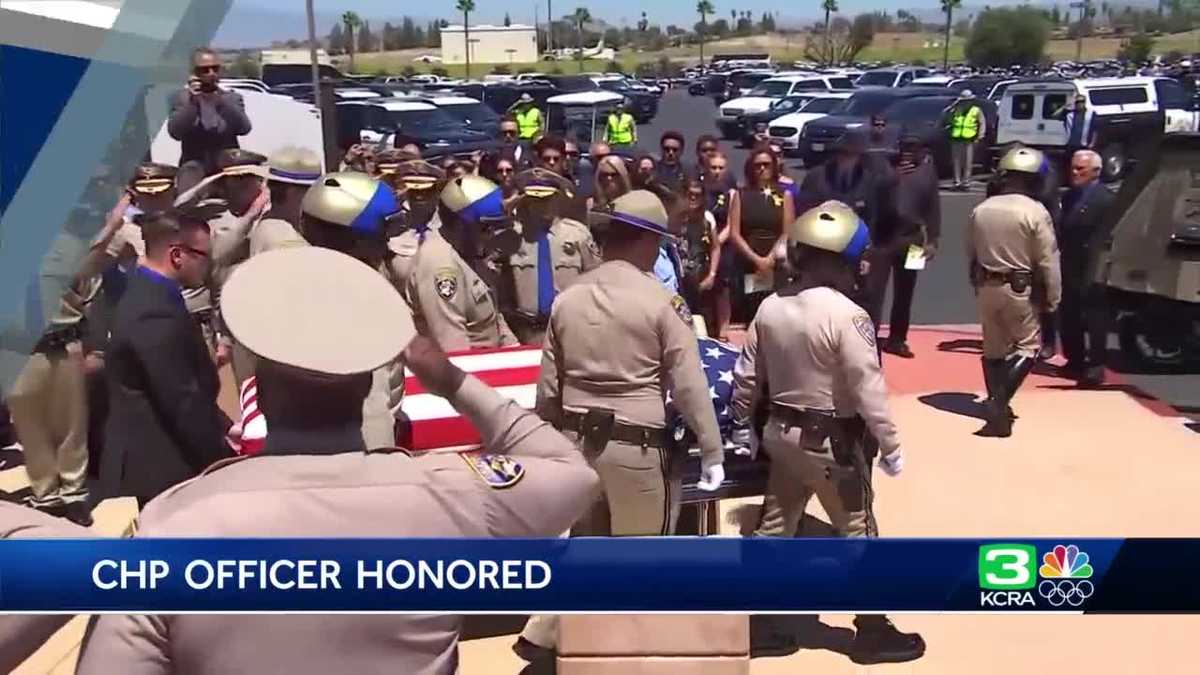 Slain CHP officer remembered at memorial service