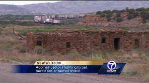 Acoma Pueblo sacred shield stolen; Pueblo fights to get it back