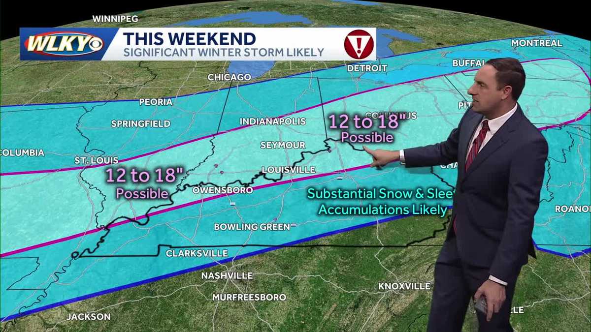 Major winter storm likely this weekend